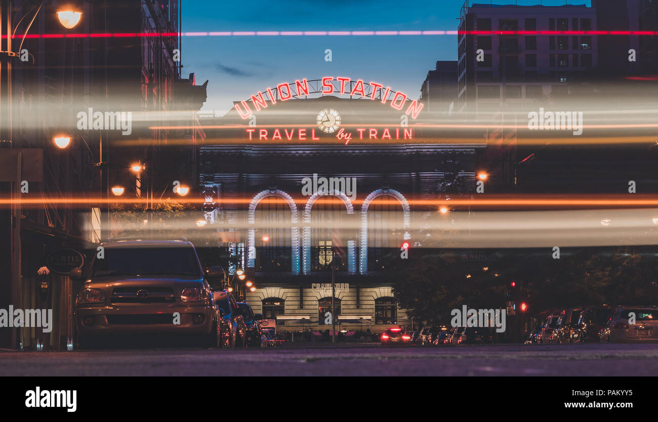 Union Station Denver Colorado Stock Photo - Alamy