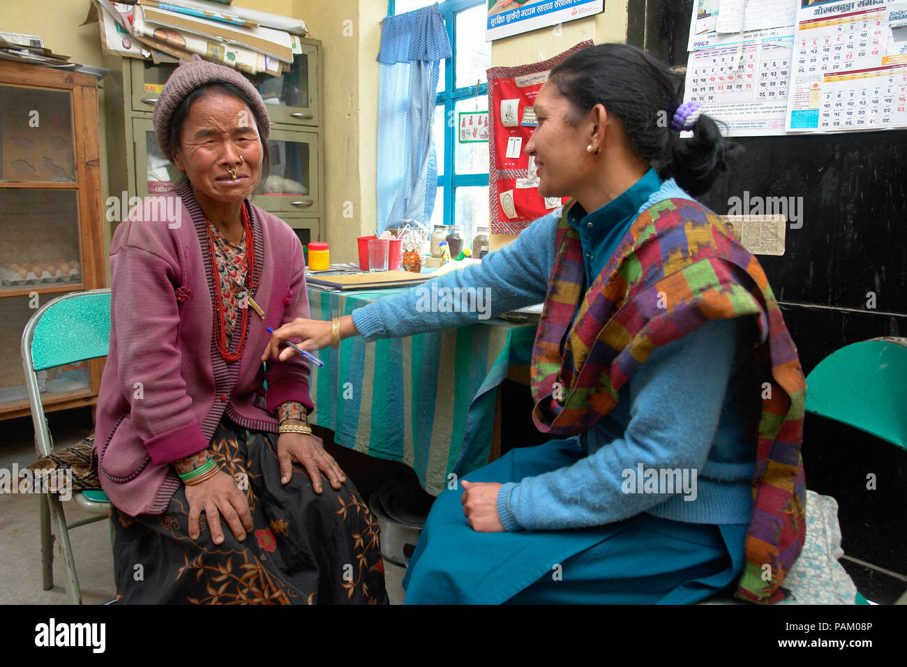 Nepalese woman crying hi-res stock photography and images - Alamy