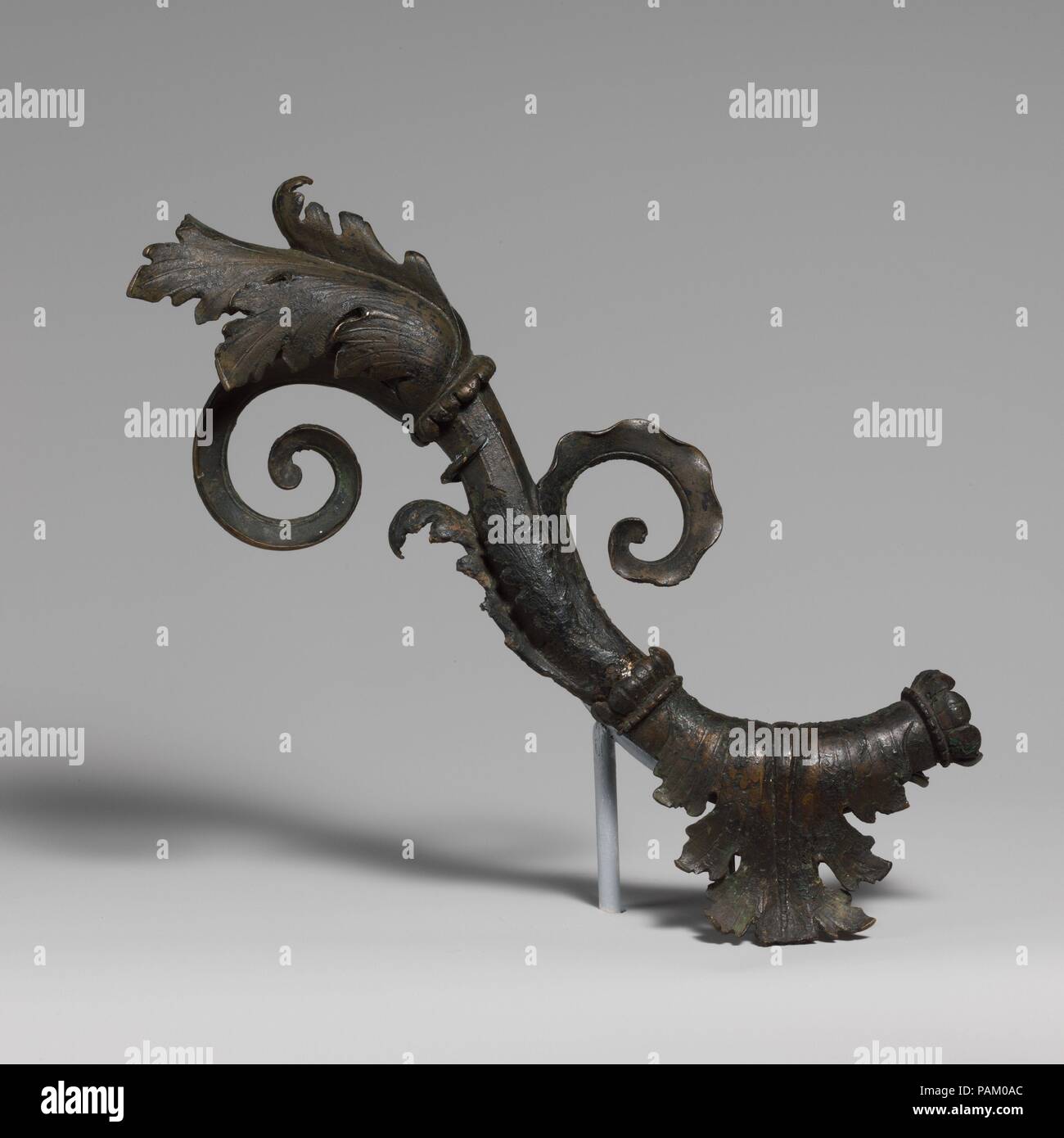 Bronze furniture attachment. Culture: Roman. Dimensions: Other: 11 in ...