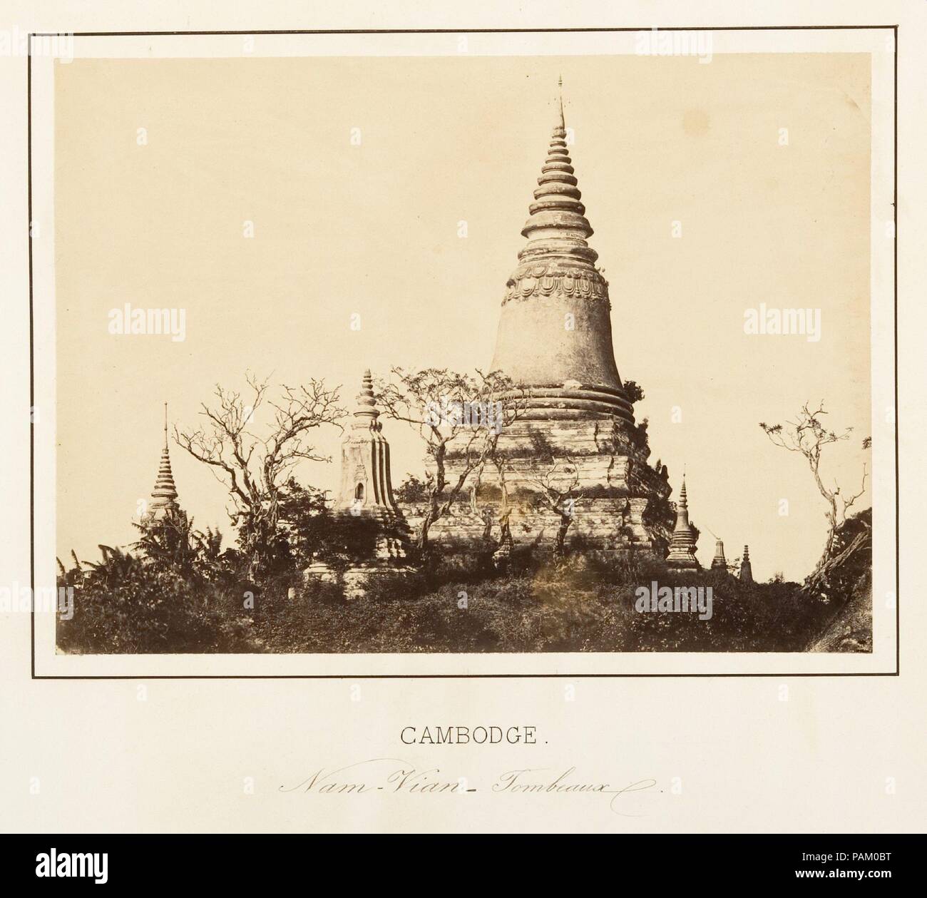 Nam-Vian - Tombeaux. Artist: Emile Gsell (French, Sainte-Marie-aux ...