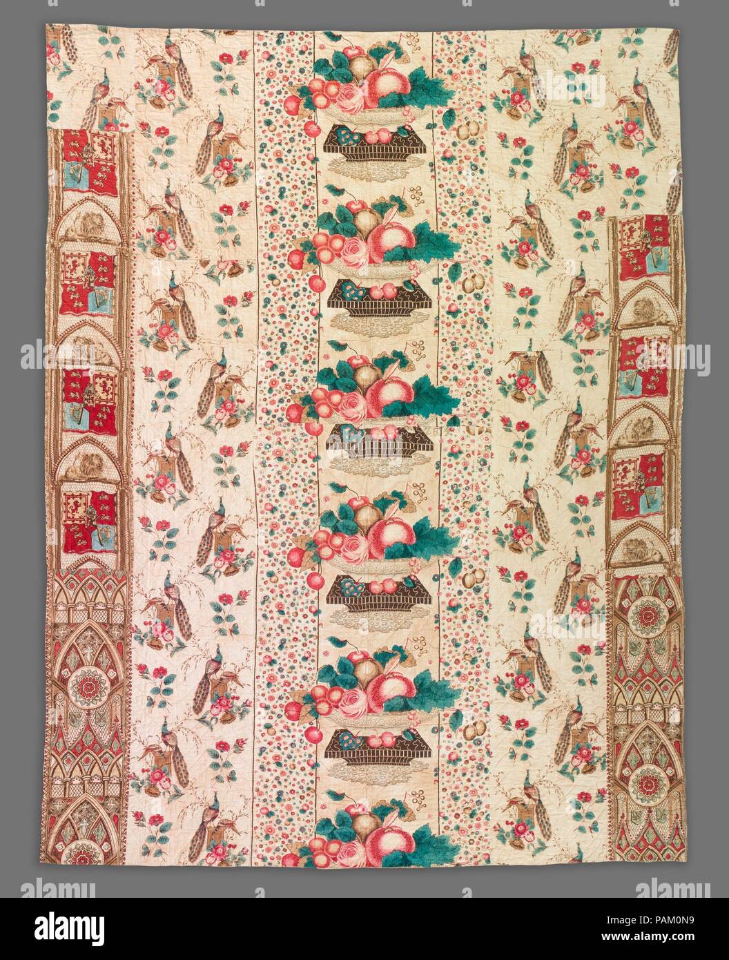 Quilt, Strip pattern. Culture: American. Dimensions: 79 x 62 1/2 in ...