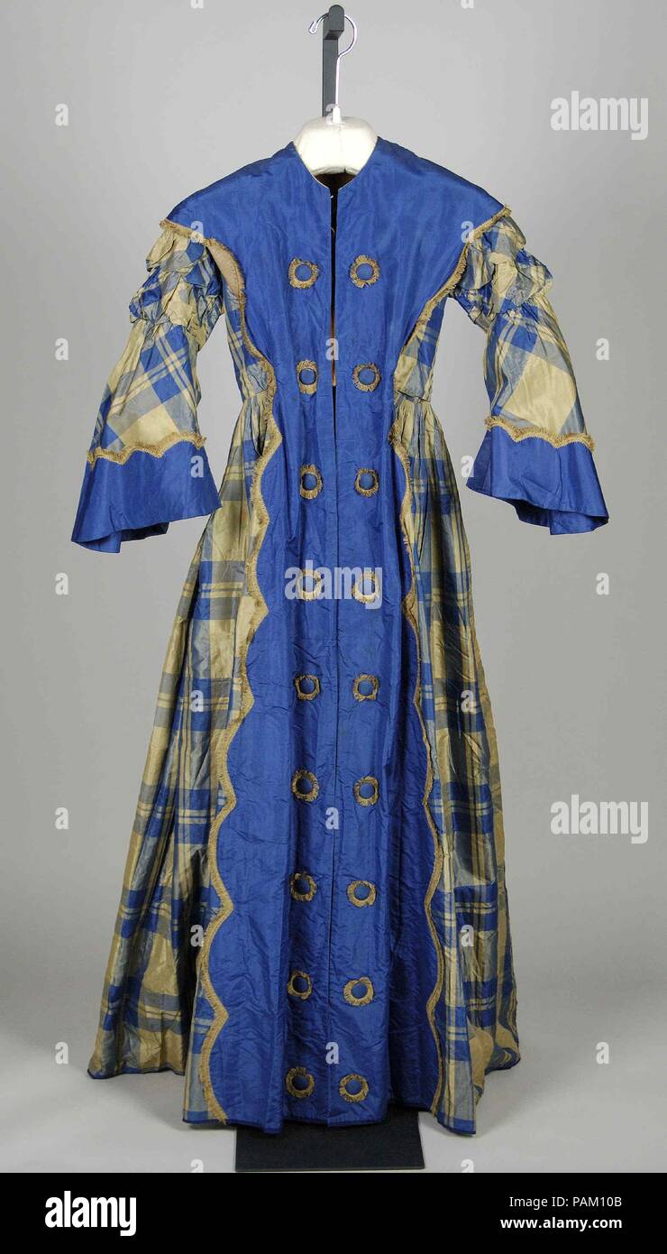 Dressing Gown. Culture: American. Date: ca. 1855. Museum: Metropolitan ...