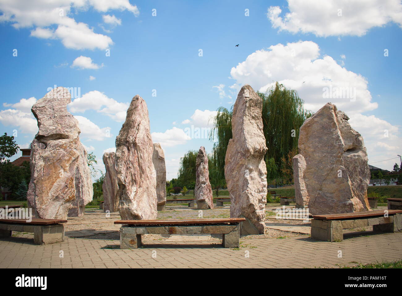 Very big rocks in the park Stock Photo - Alamy