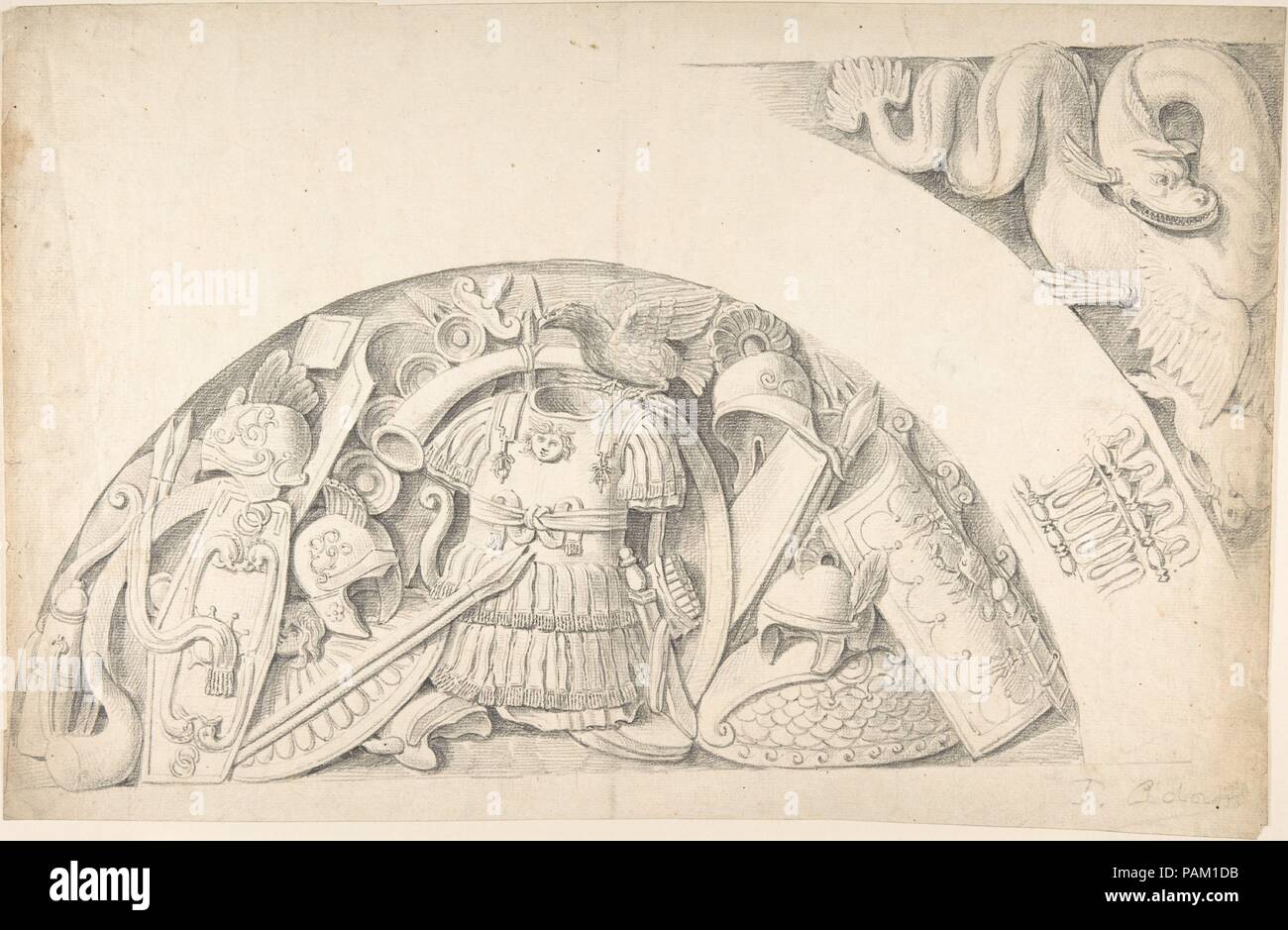 Study of Classical Ornament and Detail. Artist: Attributed to Thomas ...