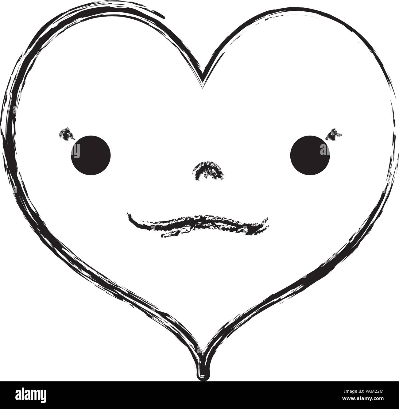 Cartoon curious heart hi-res stock photography and images - Alamy