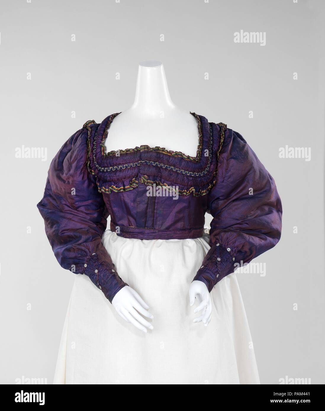 Bodice. Culture: probably German. Date: 1830-35. This is an unusual ...