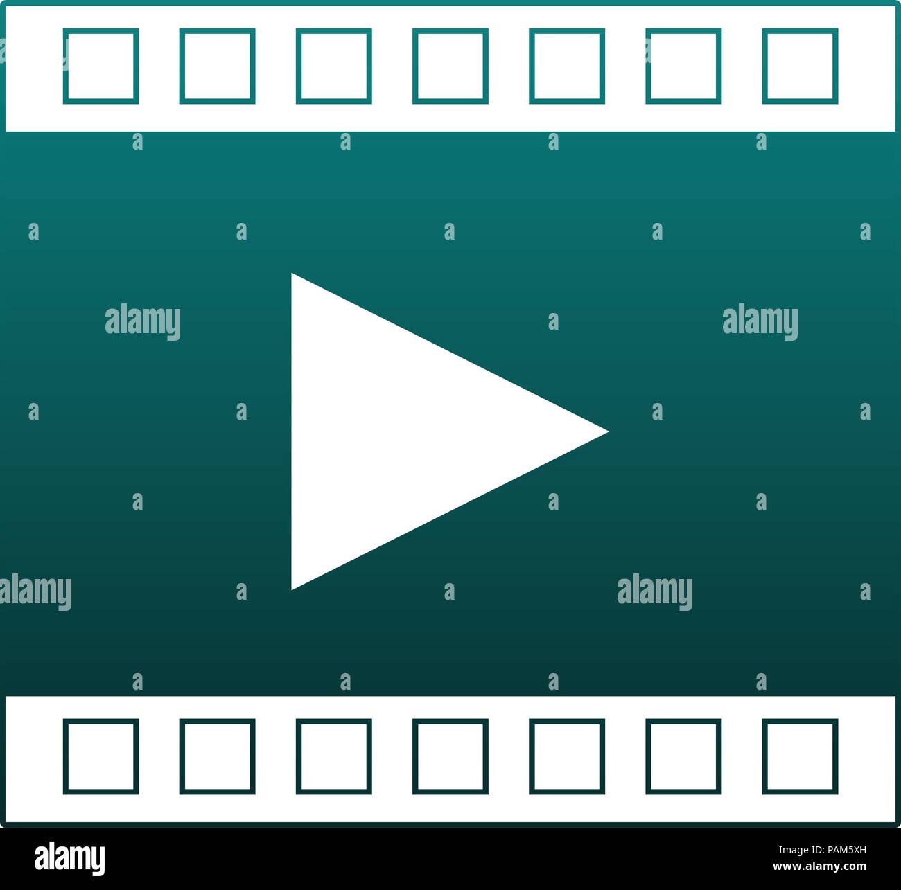 Video player symbol blue lines Stock Vector Image & Art - Alamy