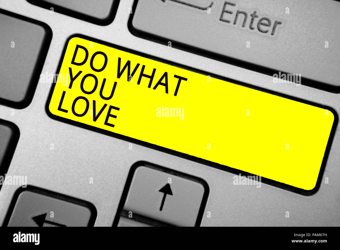 Handwriting text writing Do What You Love. Concept meaning Make ...