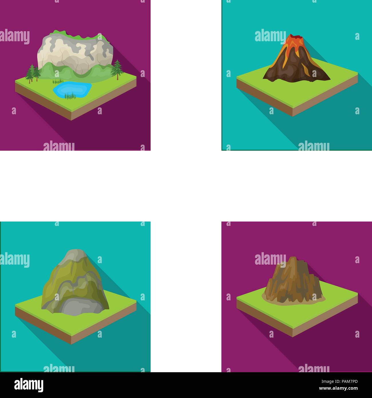 apex,boulder,collection,crater,earth,flat,forest,glacier,grass,icon ...