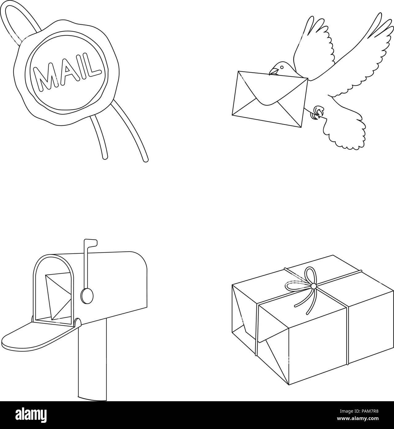 box,collection,correspondence,delivery,envelope,icon,illustration ...