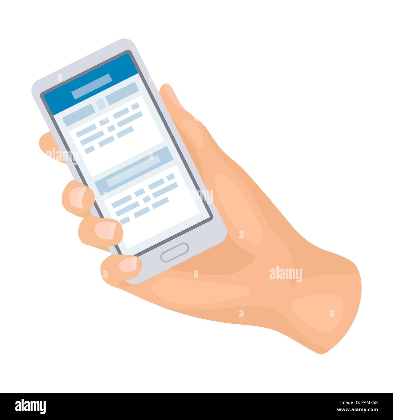 Mobile translator icon in cartoon design isolated on white background ...