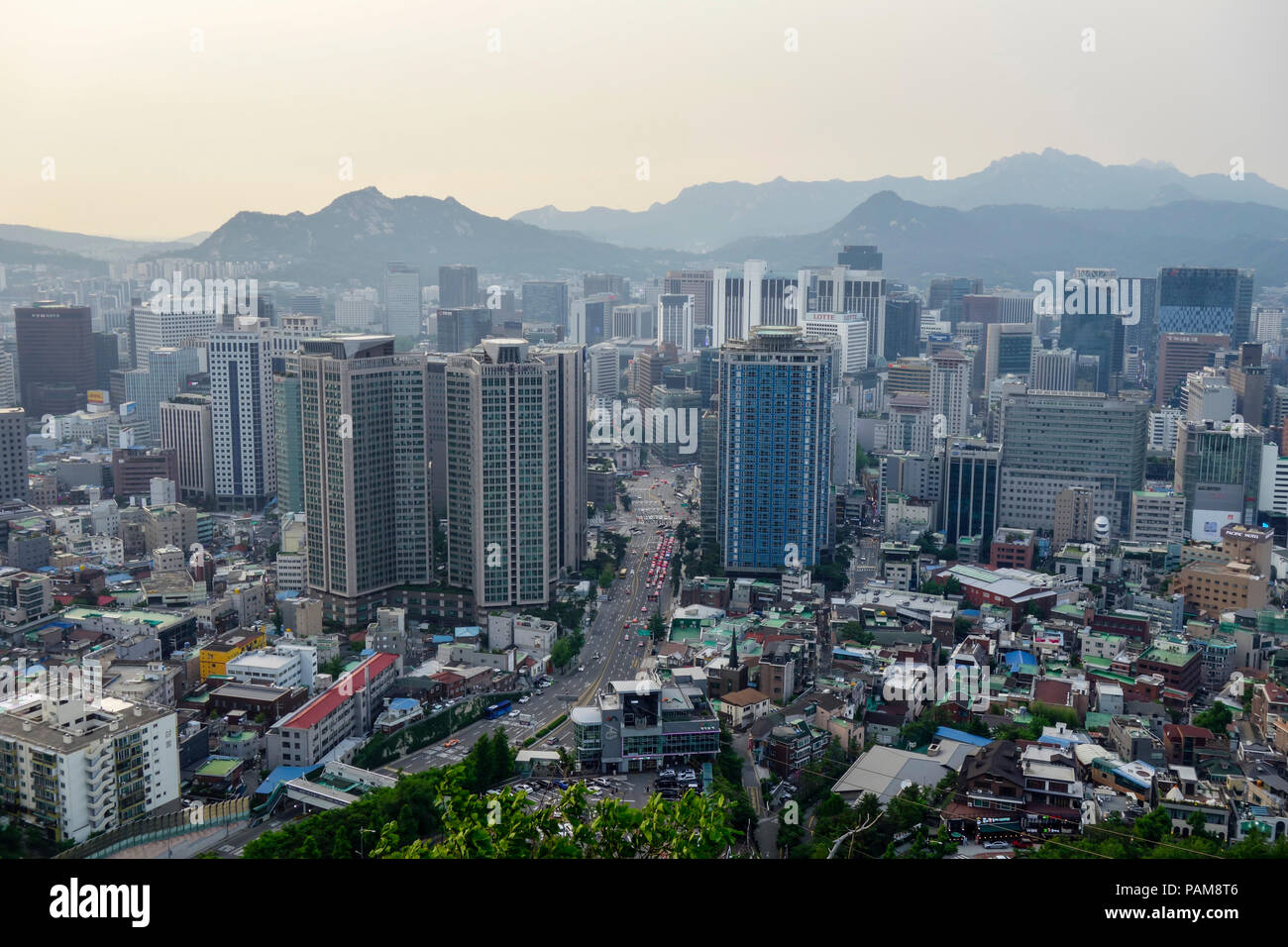 Seoul namsan cable hi-res stock photography and images - Alamy