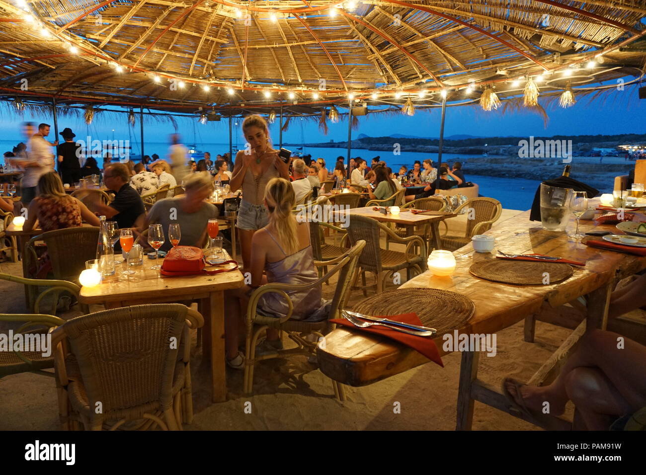 Ibiza sunset ashram hi-res stock photography and images - Alamy