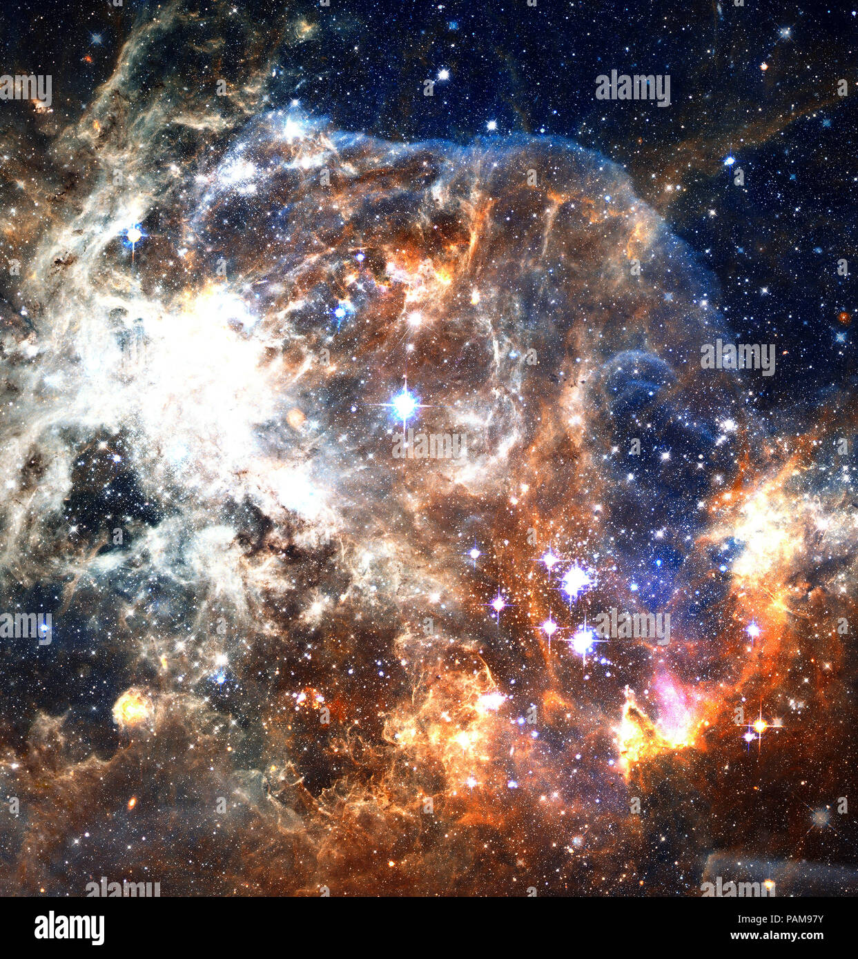 View of the galaxy in outer space. Elements of this image furnished by ...