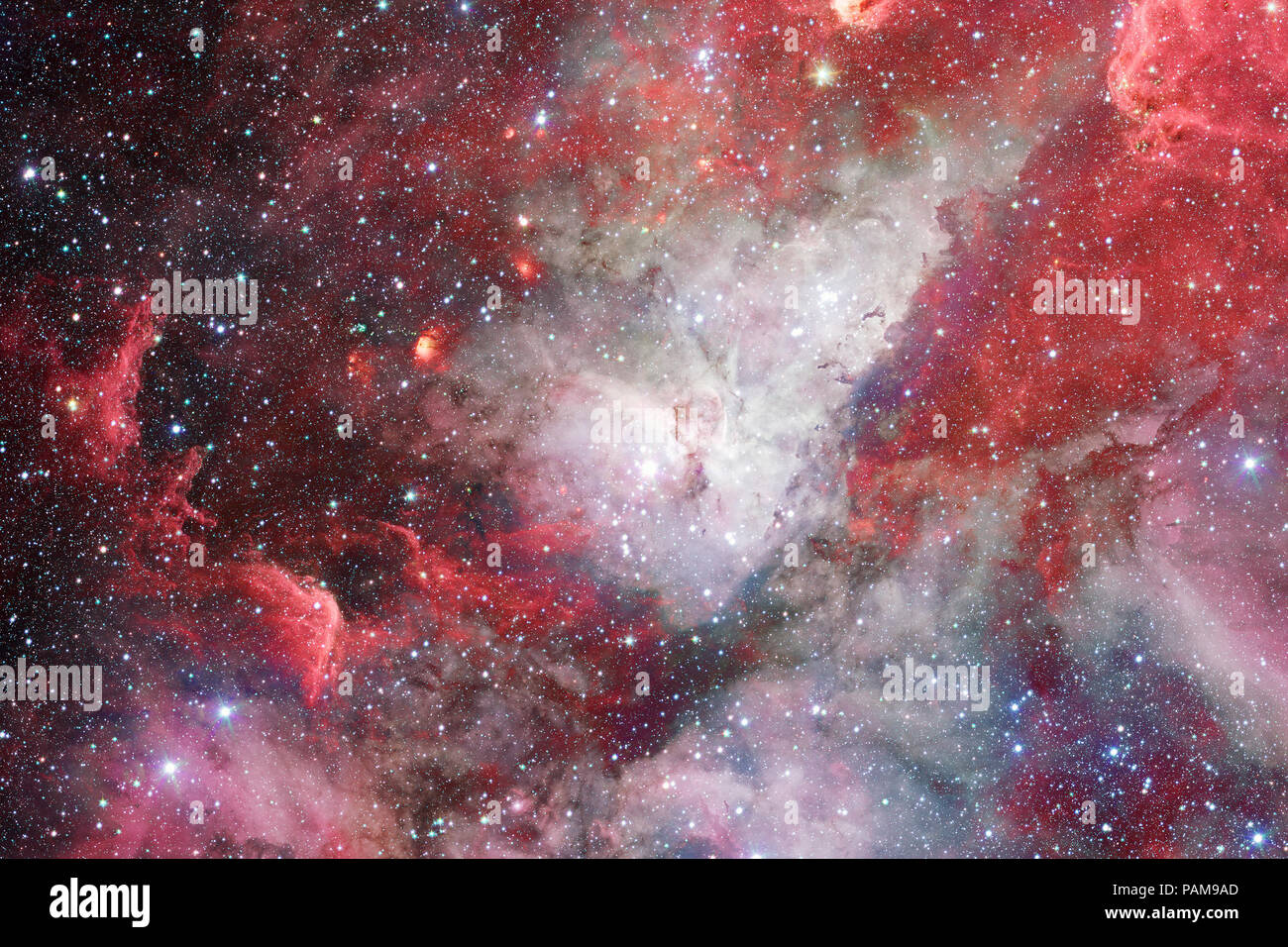 Beautiful nebula with stars. Elements of this image furnished by NASA ...