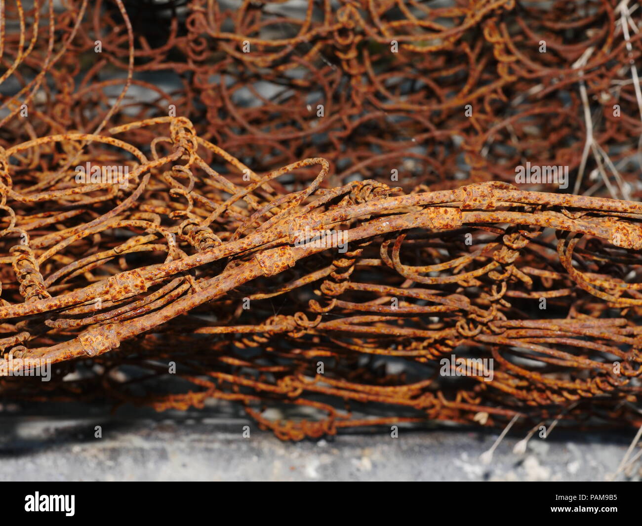 Rusty old bed springs Stock Photo - Alamy