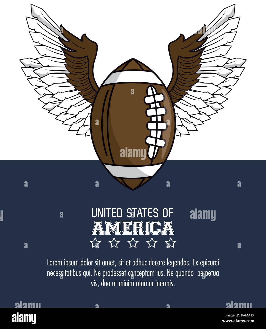 Usa football tournament Stock Vector Images - Alamy