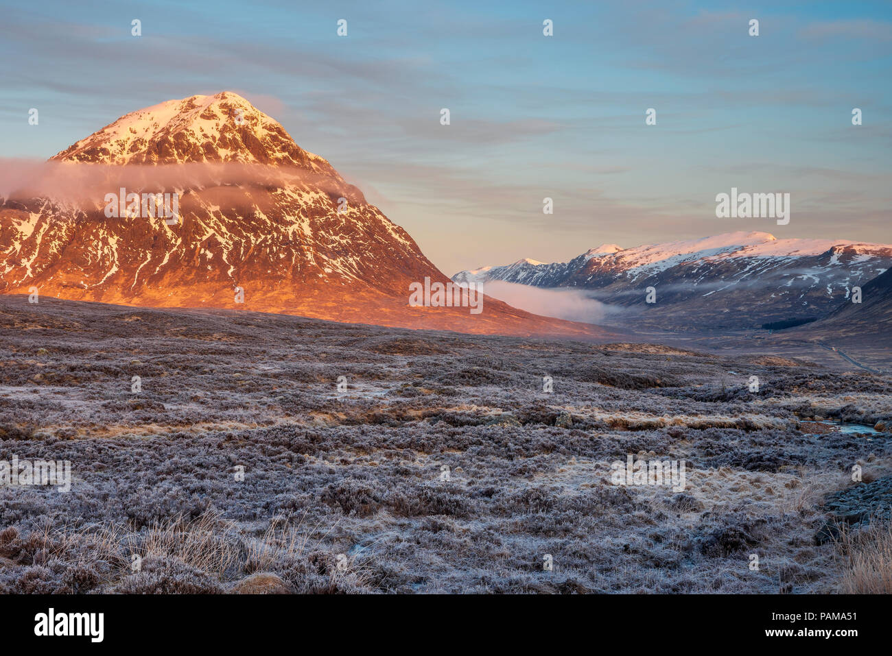 The Buachaille Etive Mor at Glen Etive, Argyll, Highlands, Scotland ...