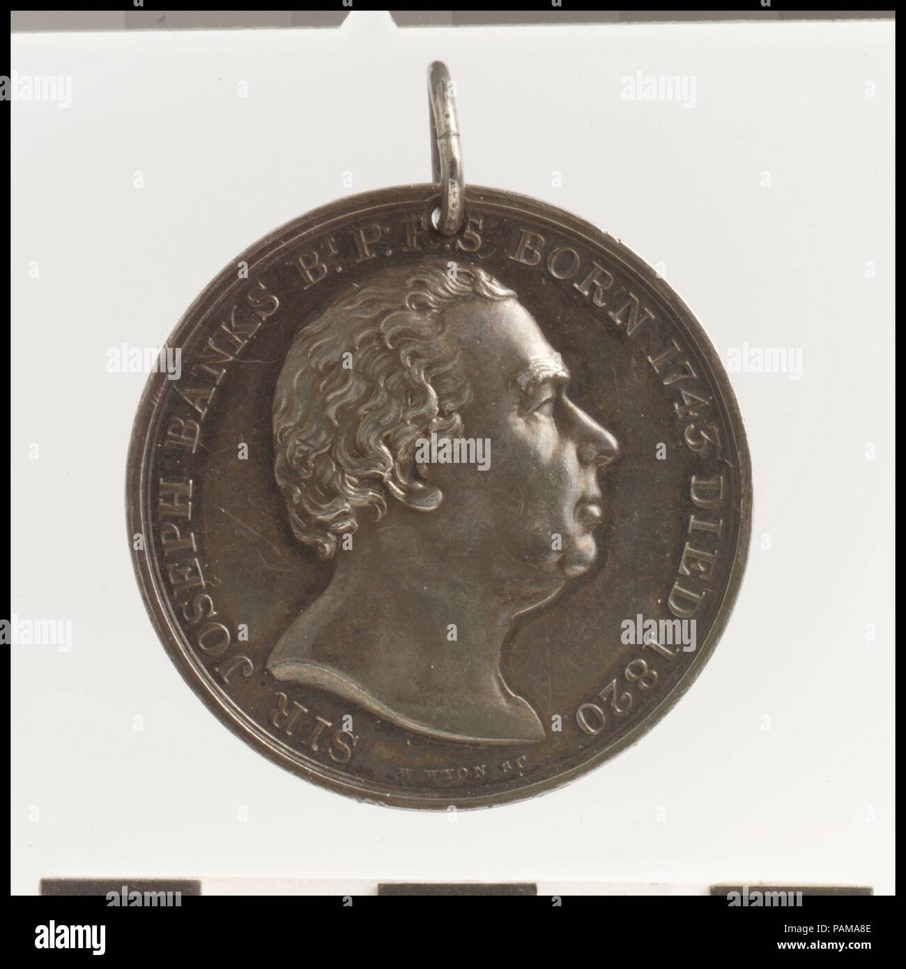 Sir Joseph Banks (1743-1820). Artist: Medalist: William Wyon (British ...