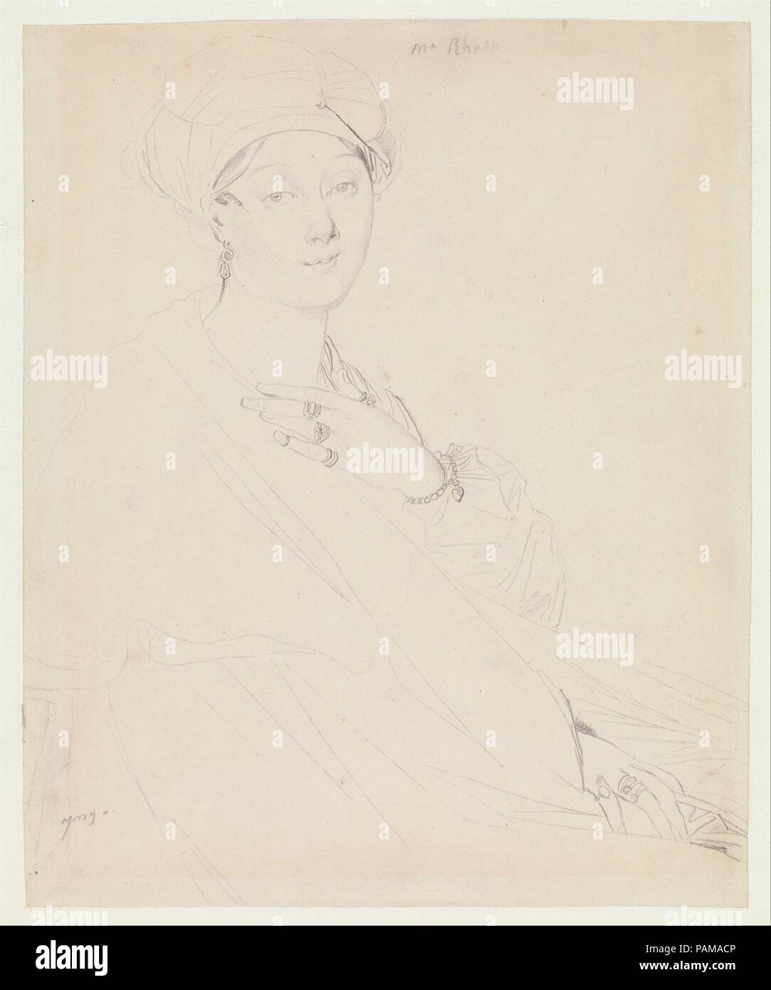 Drawing By Jean Auguste Ingres High Resolution Stock Photography and ...