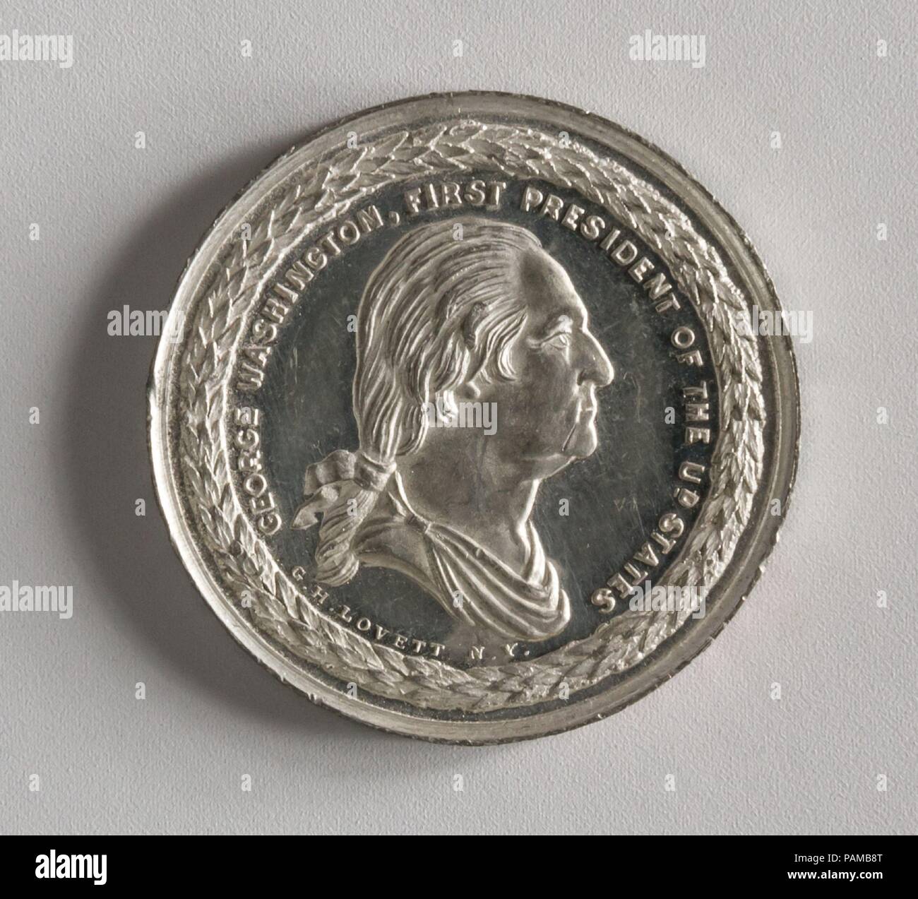 Washington, the First President. Artist: George Hampden Lovett (1824 ...