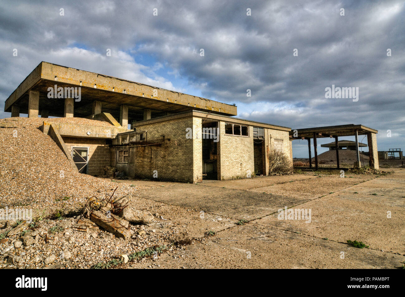 Orford Ness, Suffolk UK. 14th October, 2011. The Atomic Weapons ...