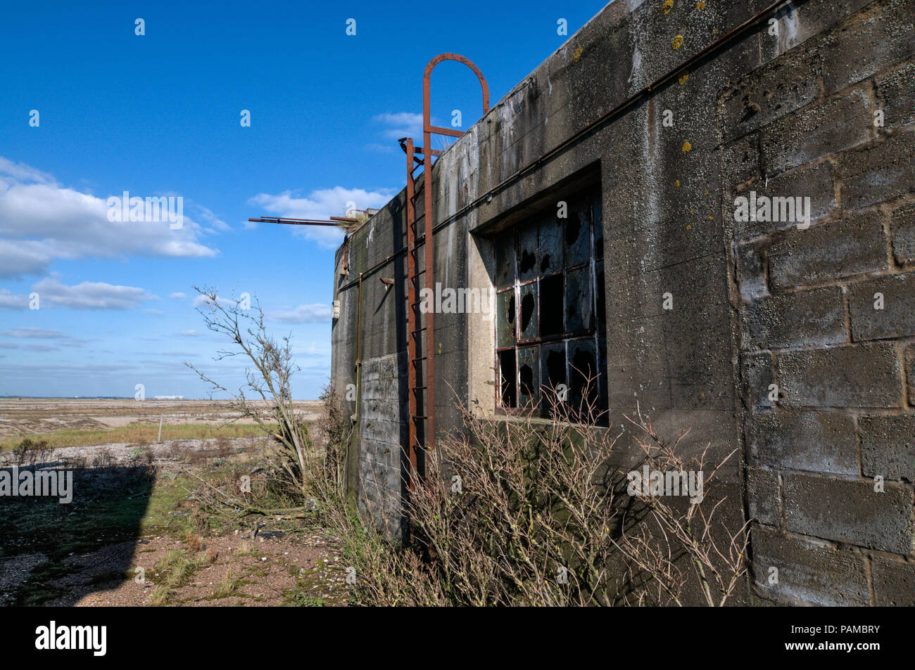 Orford Ness, Suffolk UK. 14th October, 2011. The Atomic Weapons ...