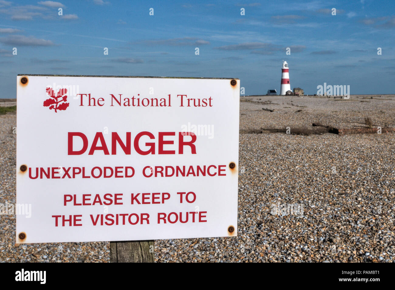 Orford Ness, Suffolk UK. 14th October, 2011. The Atomic Weapons ...