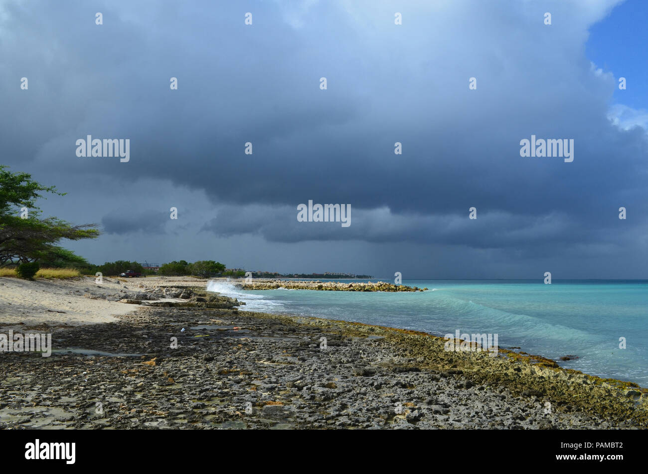 Aruba storm shore hi-res stock photography and images - Alamy