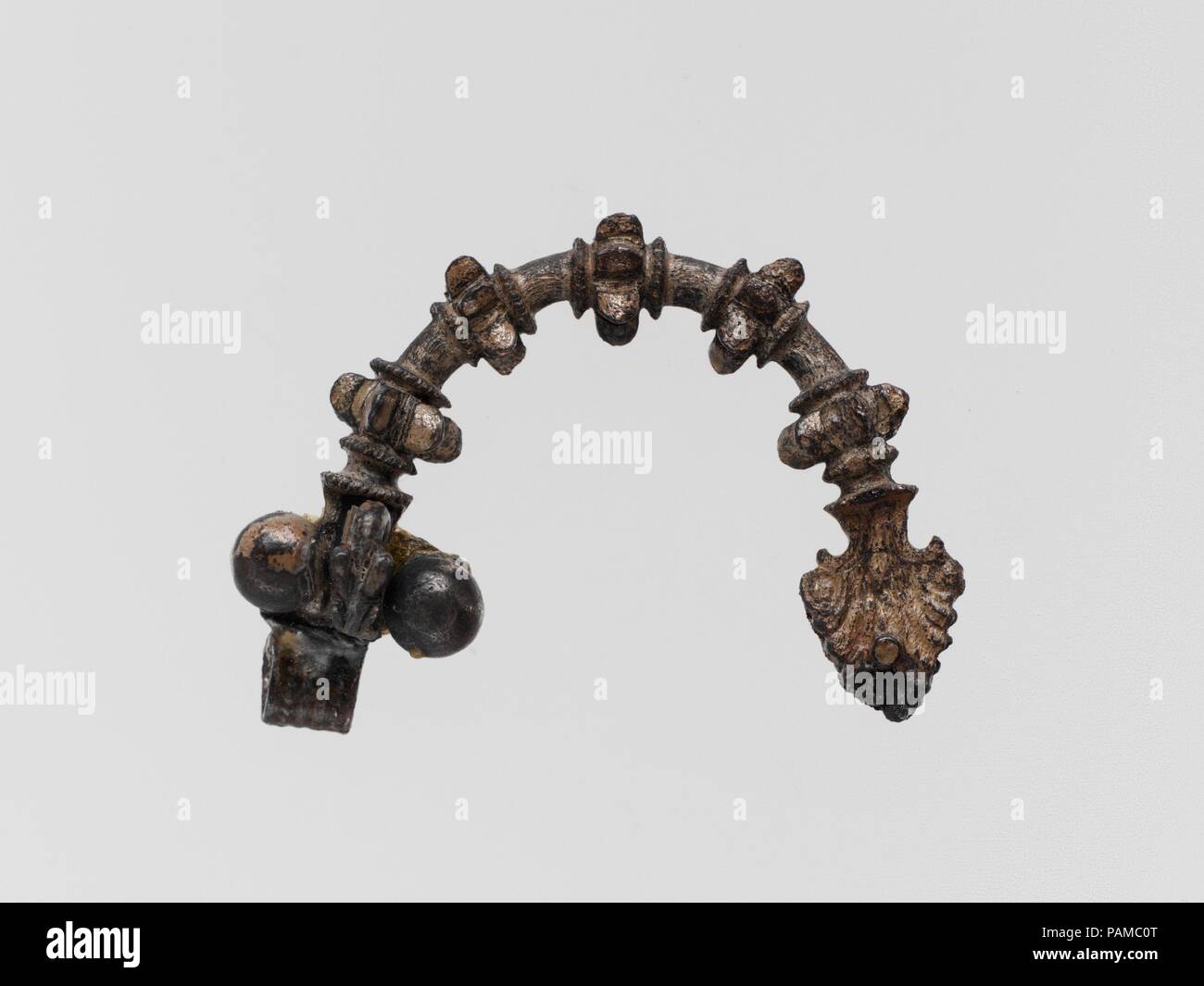 Silver fibula (fibula). Culture: Greek. Dimensions: Other: 1 9/16 in ...