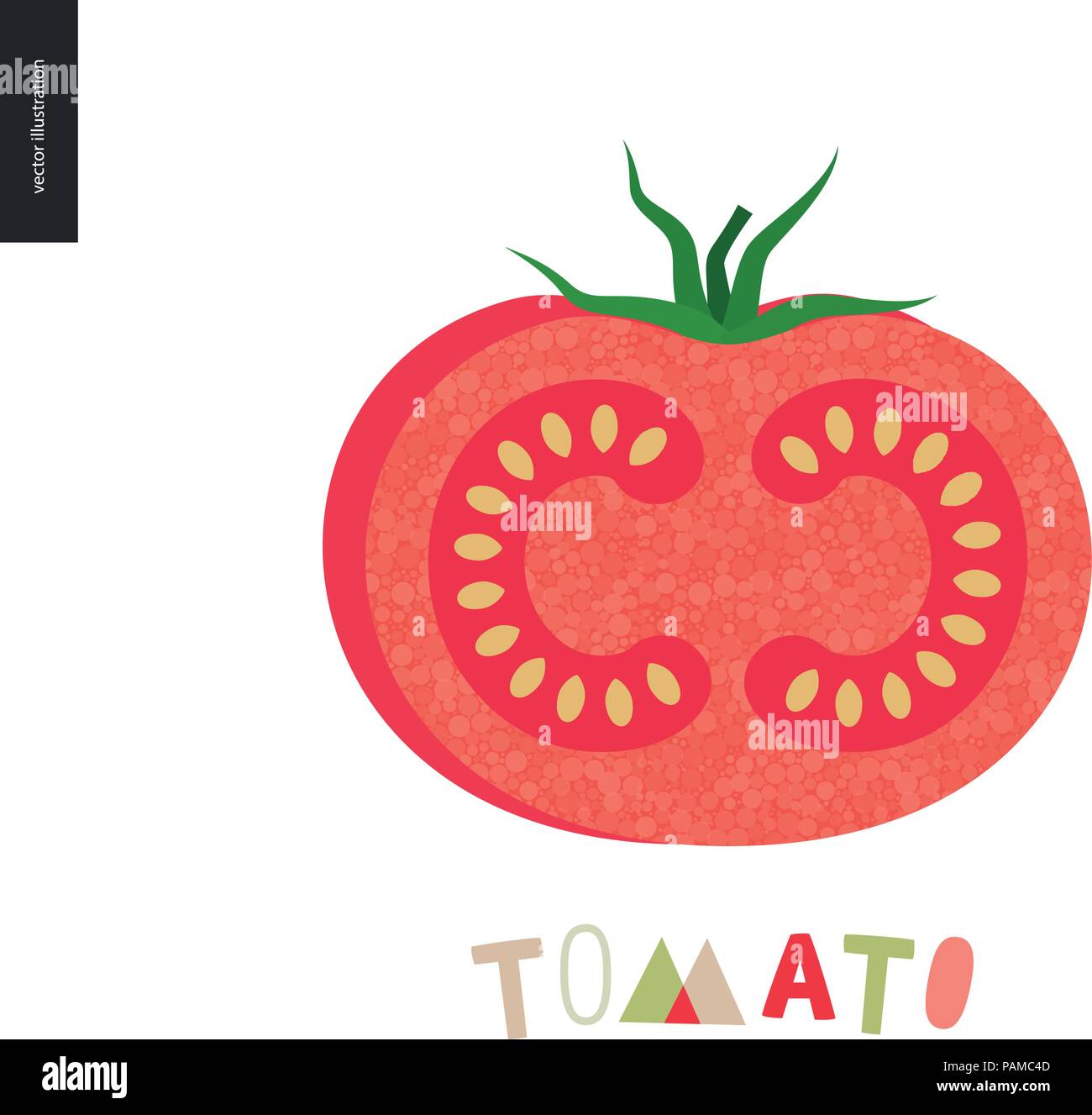 Tomato rind Stock Vector Images - Alamy