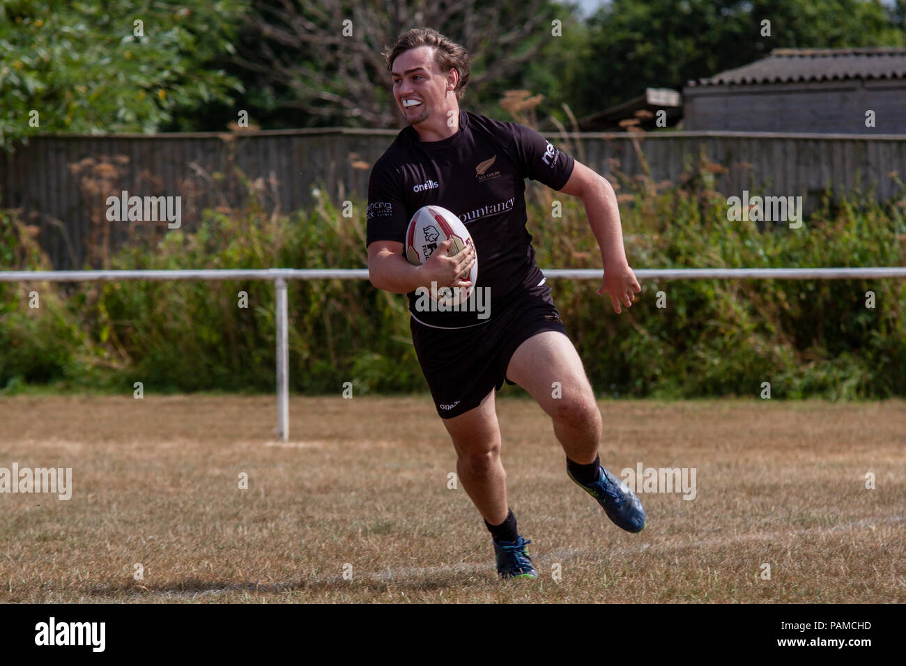 Gloucester, England. 21st July, 2018. All Golds host Somerset Vikings in the West of England ...