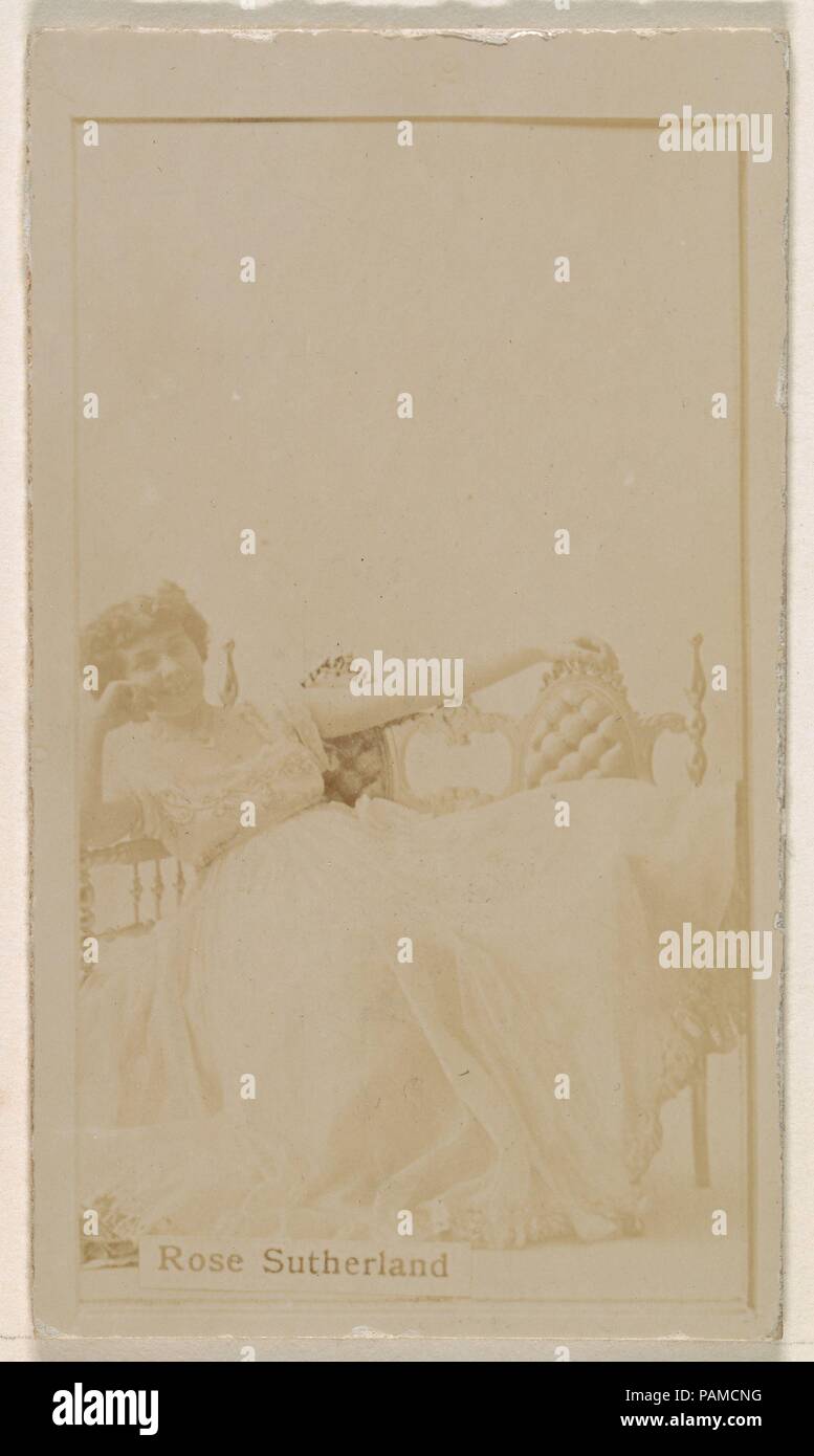 Miss Rose Sutherland, from the Actresses series (N245) issued by Kinney ...