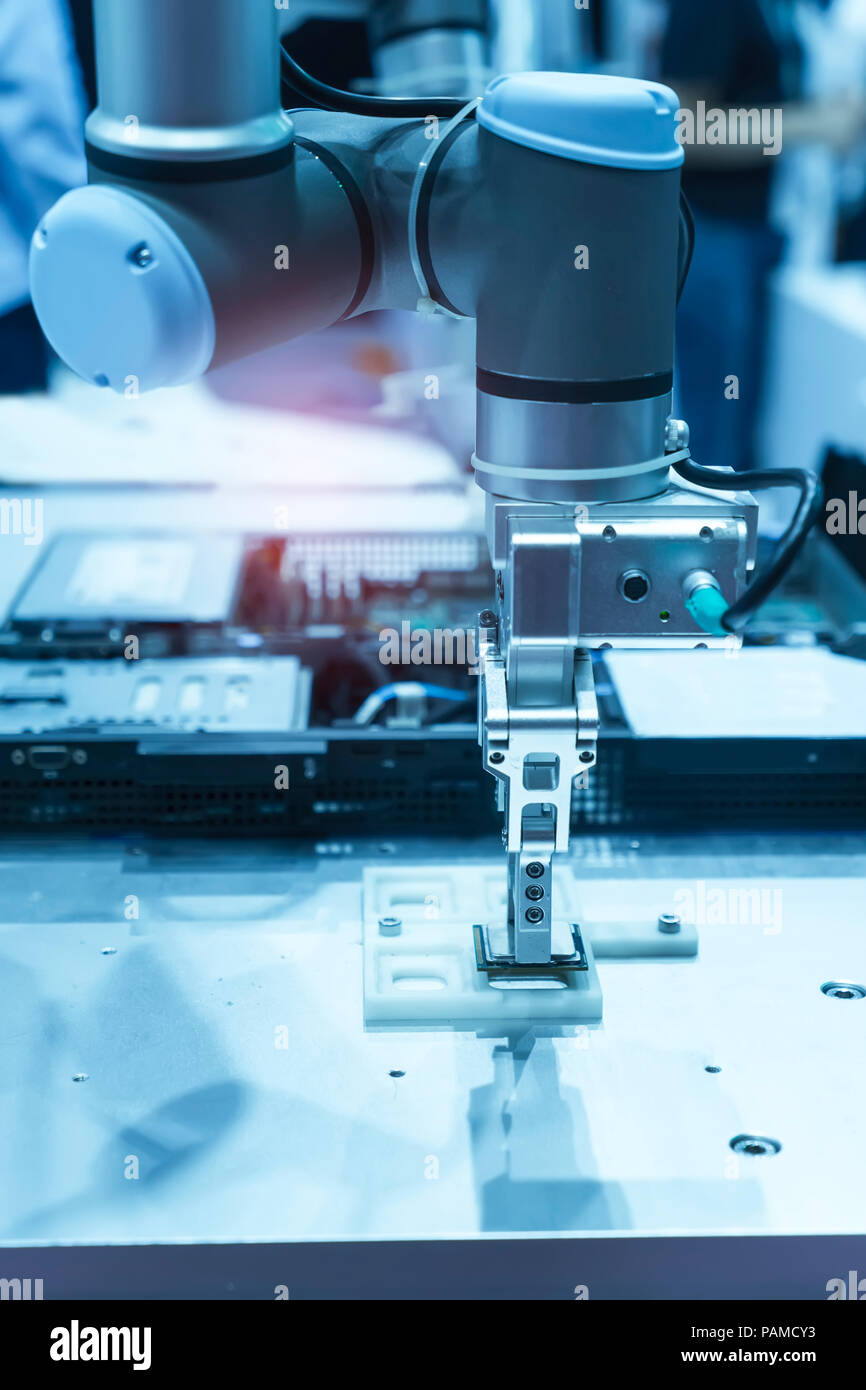 Robotic And Automation System Control Application On Automate Robot Arm 8520