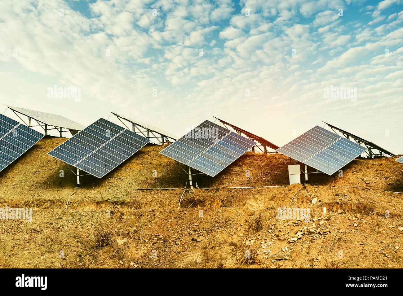 Solar energy modern electric power production technology renewable ...