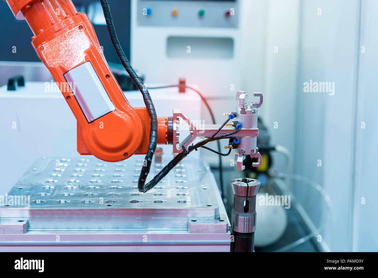 Robotic And Automation System Control Application On Automate Robot Arm