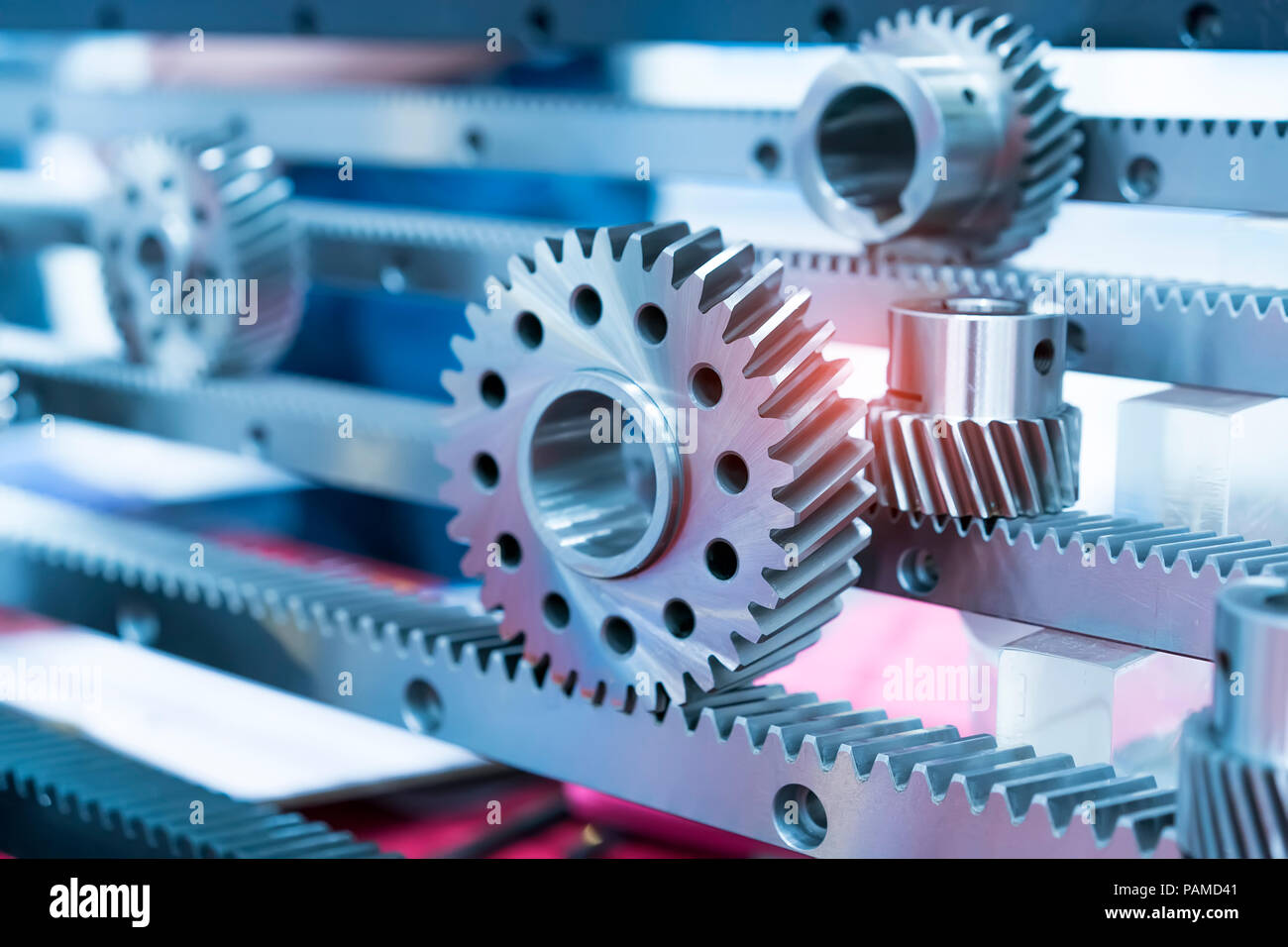 metal cog gears Stock Photo - Alamy