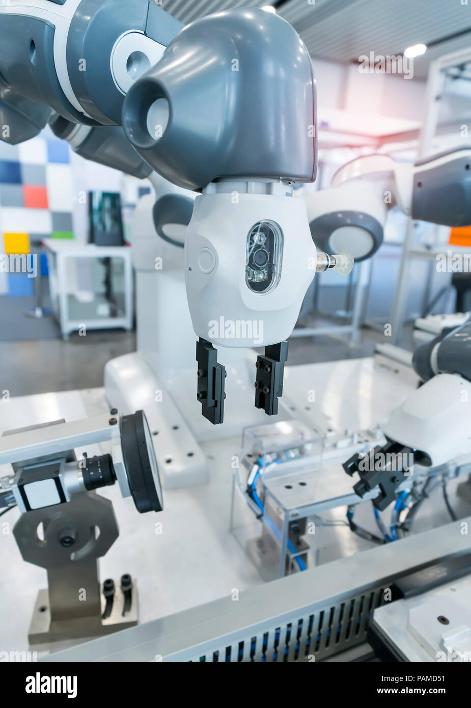 Robotic and Automation system control application on automate robot arm Stock Photo - Alamy