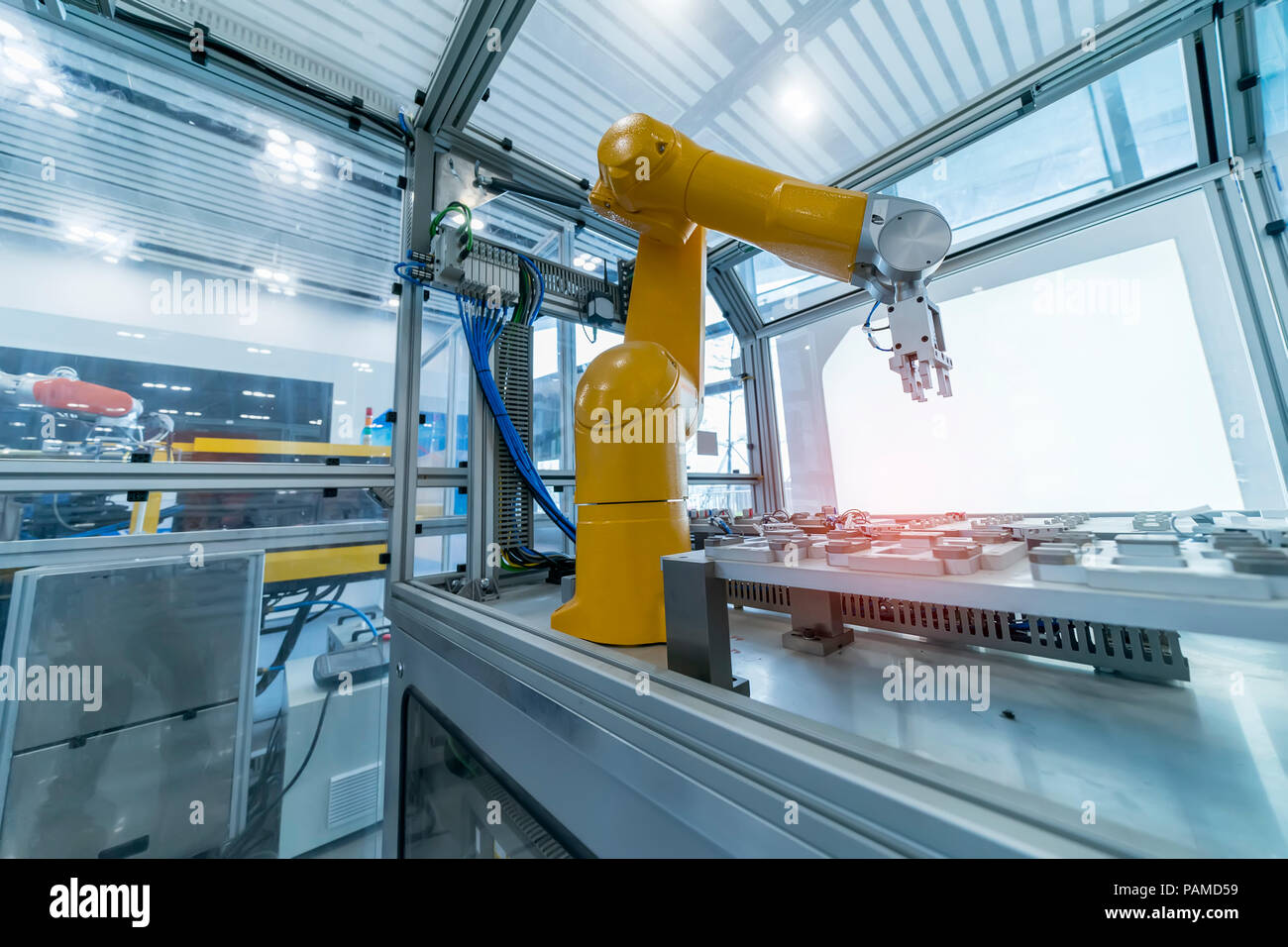 Robotic and Automation system control application on automate robot arm ...