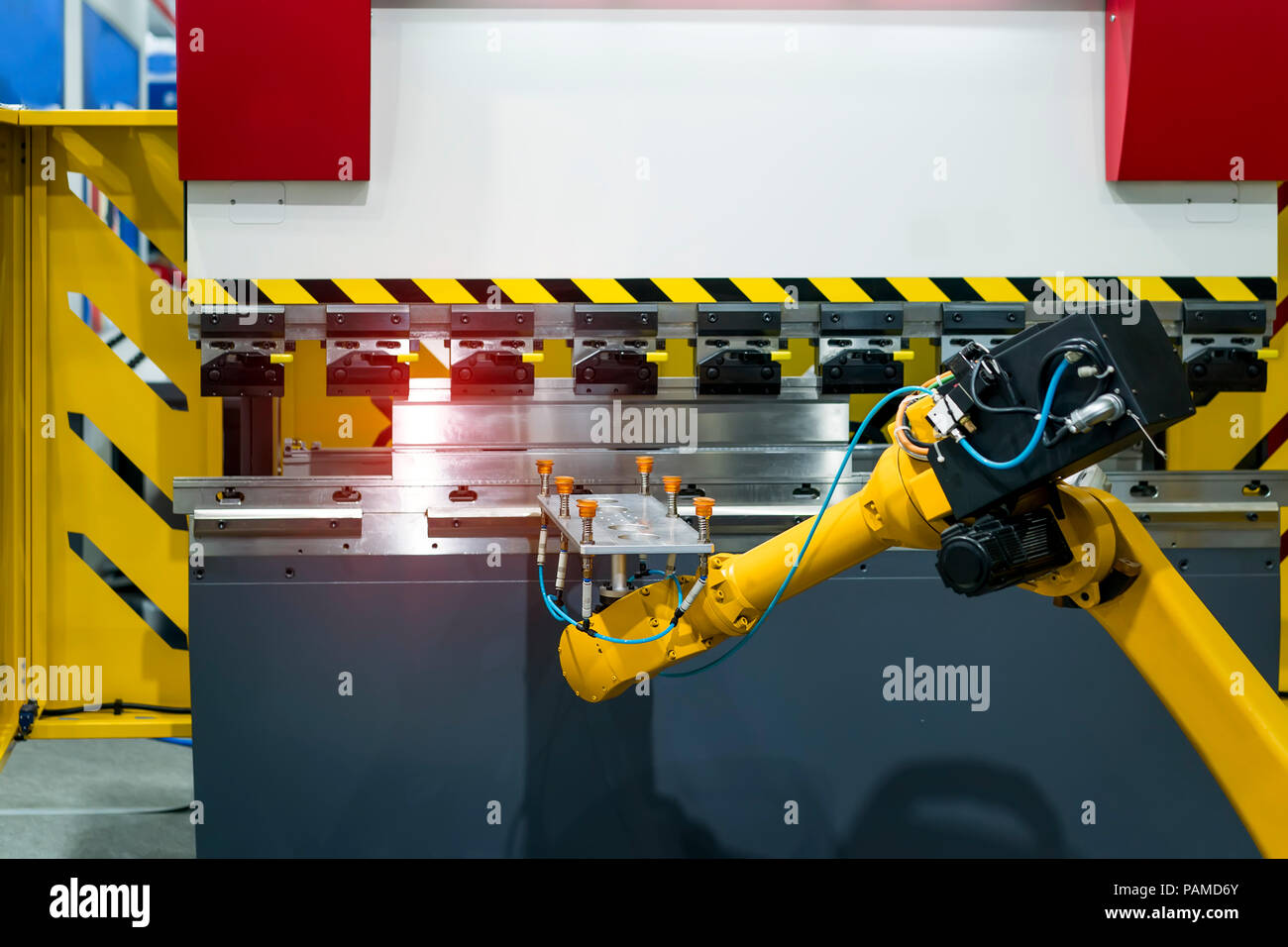 Robotic and Automation system control application on automate robot arm Stock Photo - Alamy