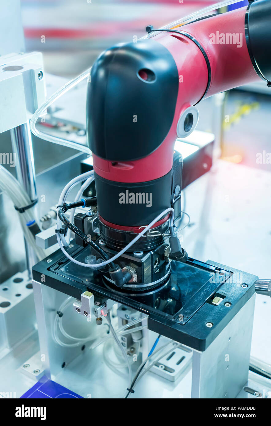 robotic hand machine tool at industrial manufacture factory,Smart ...