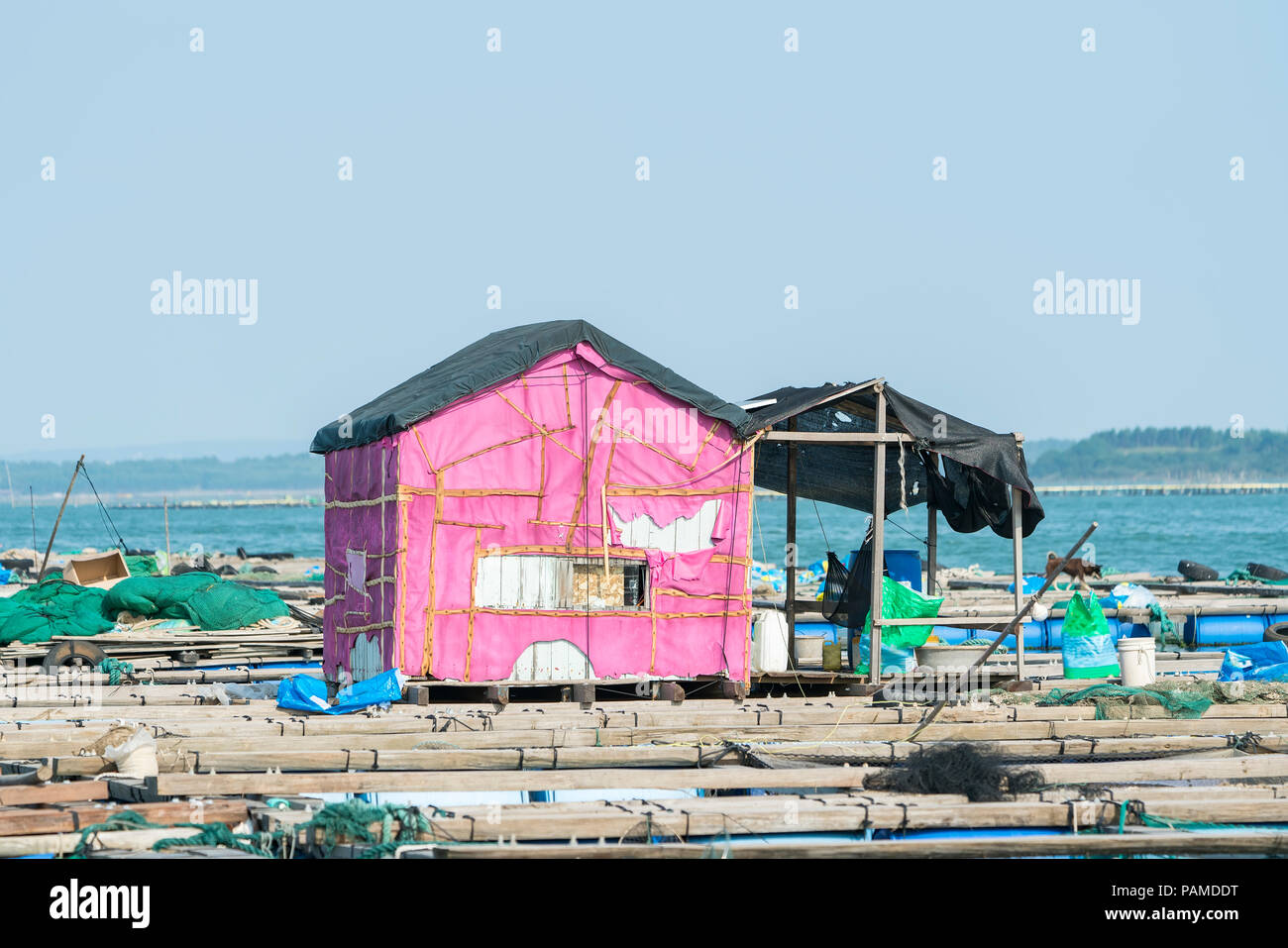 fishing village in china Stock Photo - Alamy