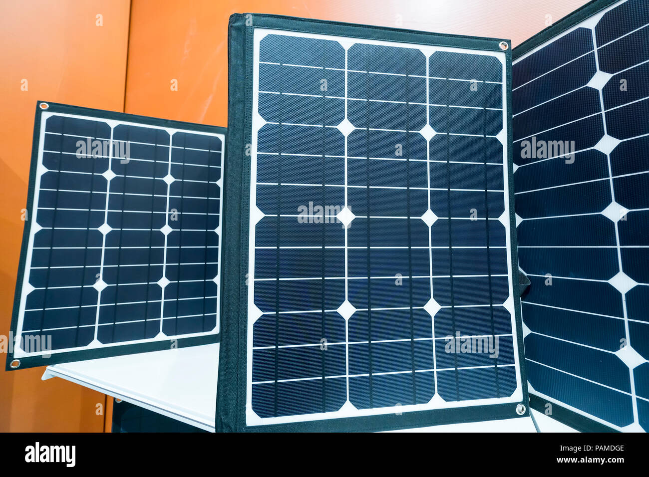 Variety solar panels Stock Photo - Alamy