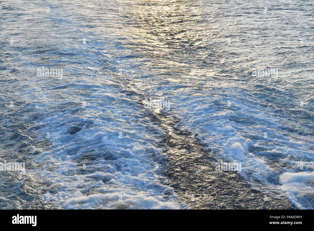 sea and waves Wave caused by cruise ship Stock Photo - Alamy