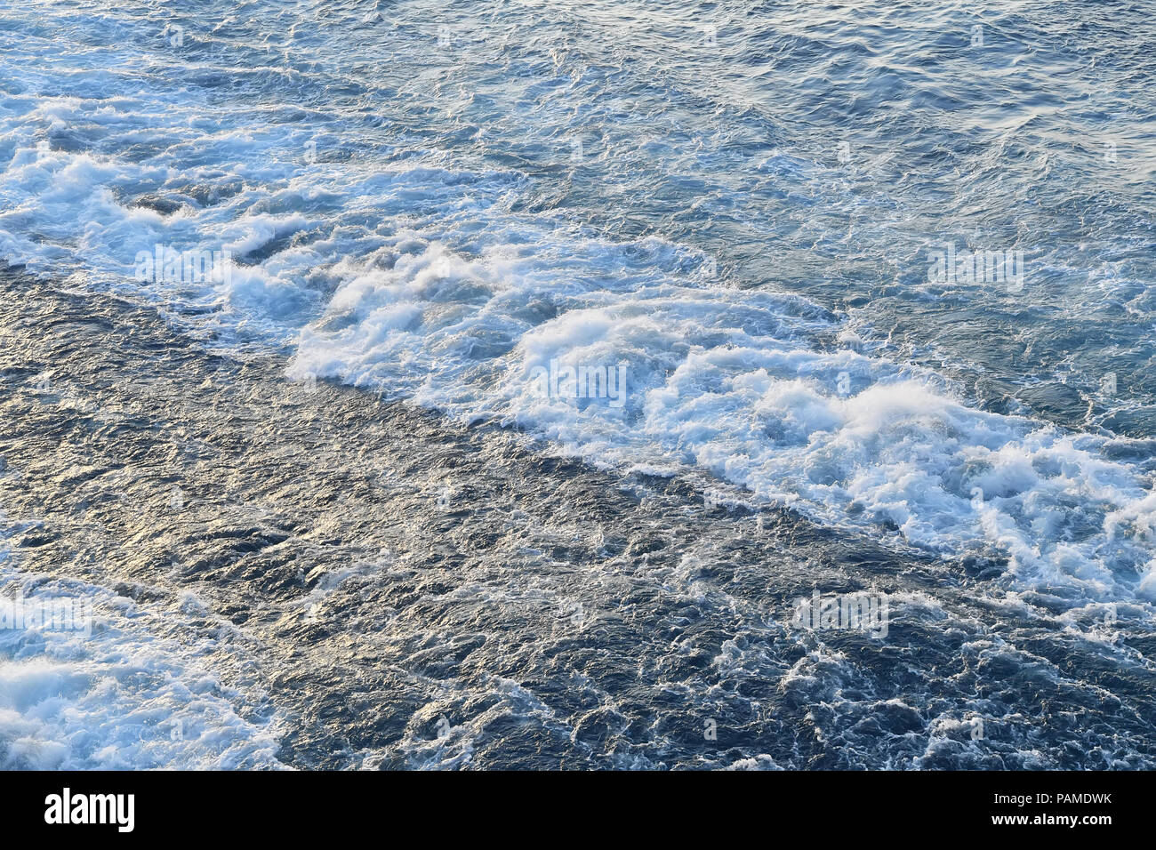 sea and waves Wave caused by cruise ship Stock Photo - Alamy