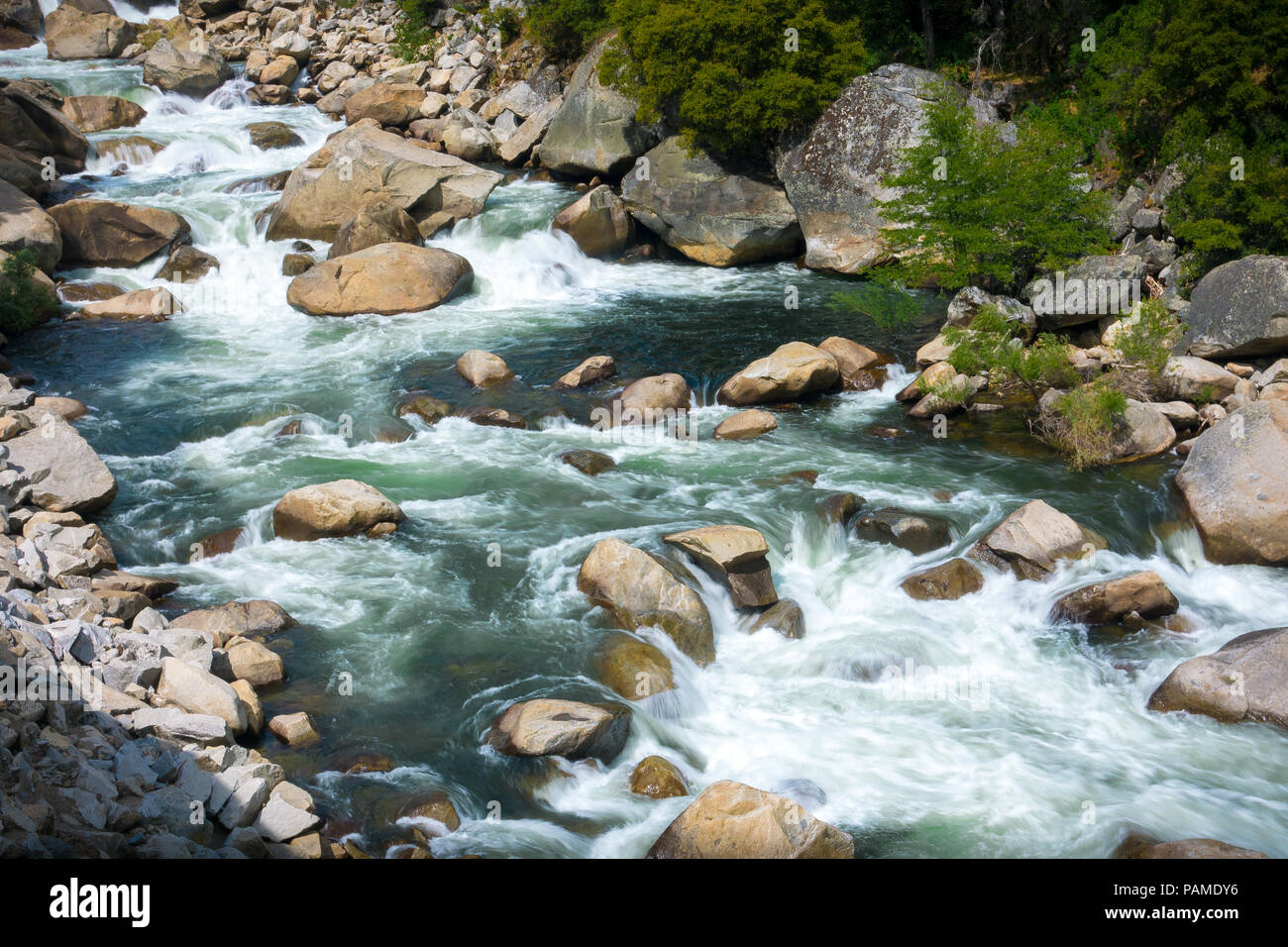 Rushing water in rocky river hi-res stock photography and images - Alamy