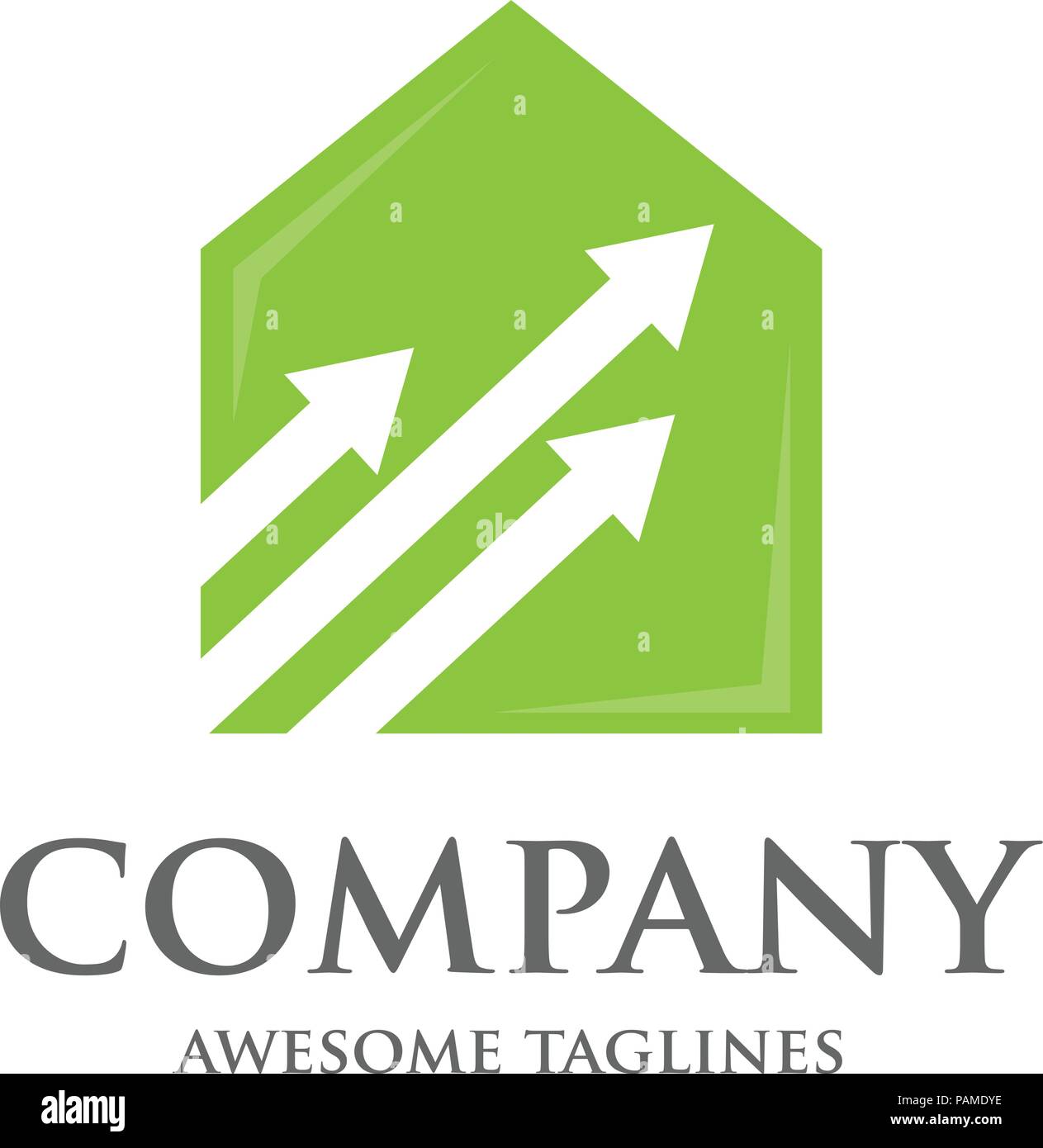 Home management and profit Business logo template Stock Vector Image ...