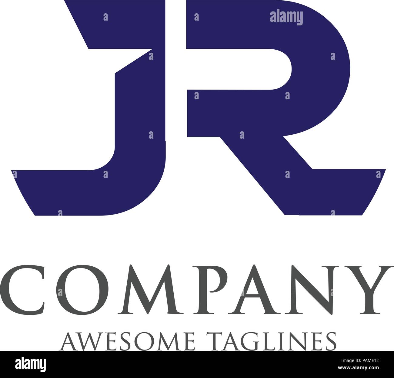 Jr logo hi-res stock photography and images - Alamy