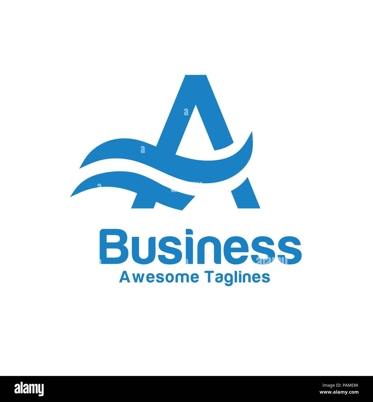 elegant letter A logo Simple and clean flat design design template ...