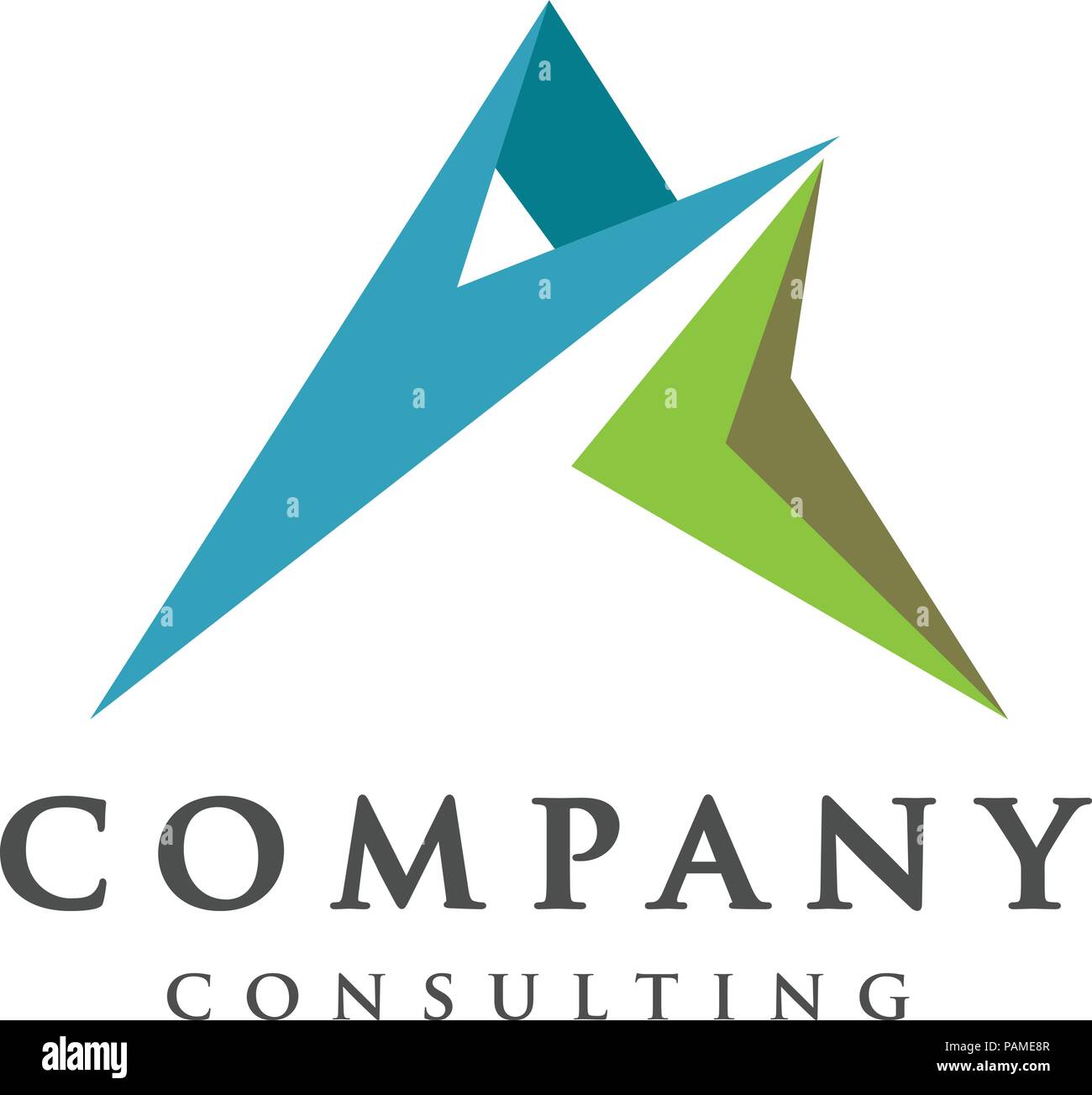 Best letter A logo with concept, Letter A strong and creative logo ...